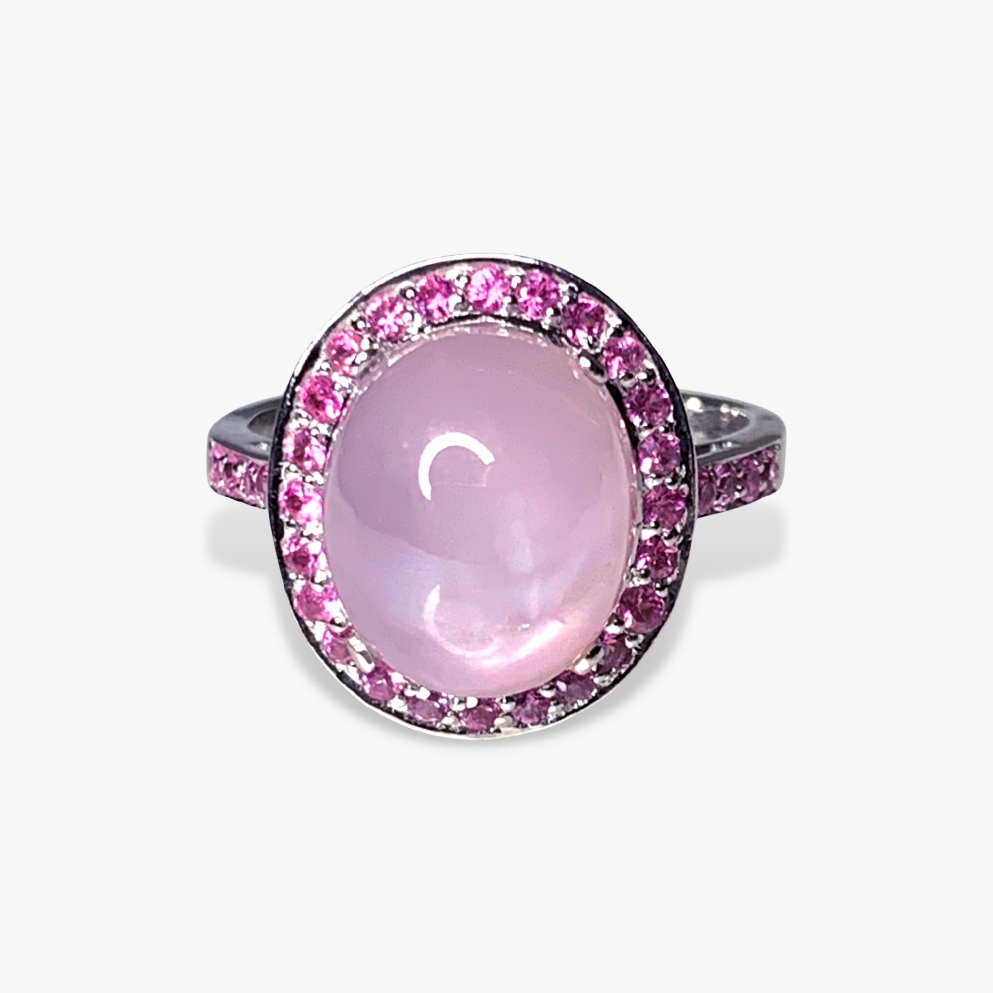 Pink Star Sapphire Ring